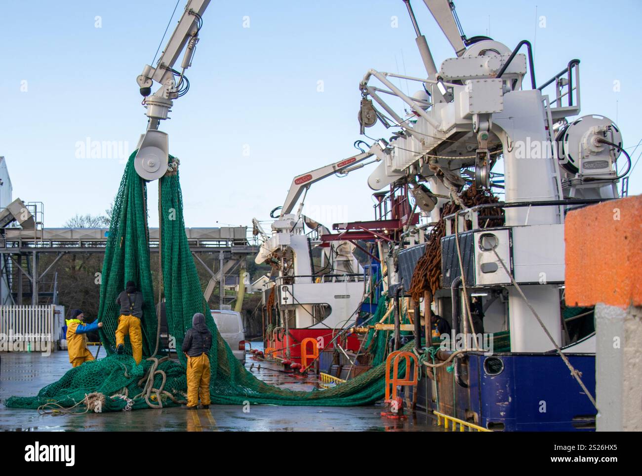 Trawler changing nets hi-res stock photography and images - Alamy