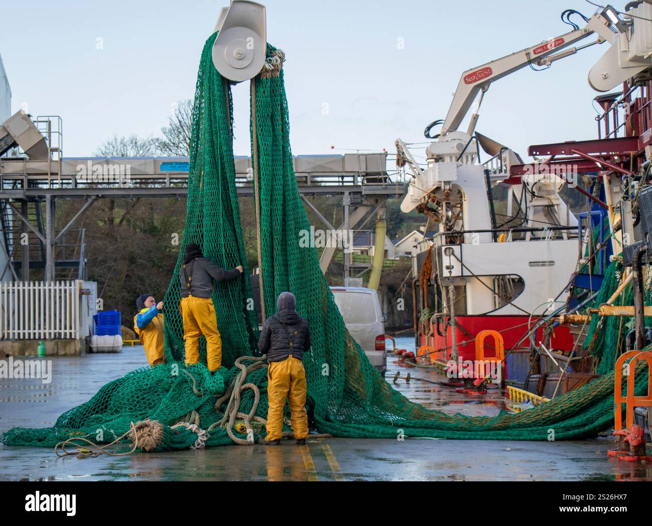 Trawler changing nets hi-res stock photography and images - Alamy