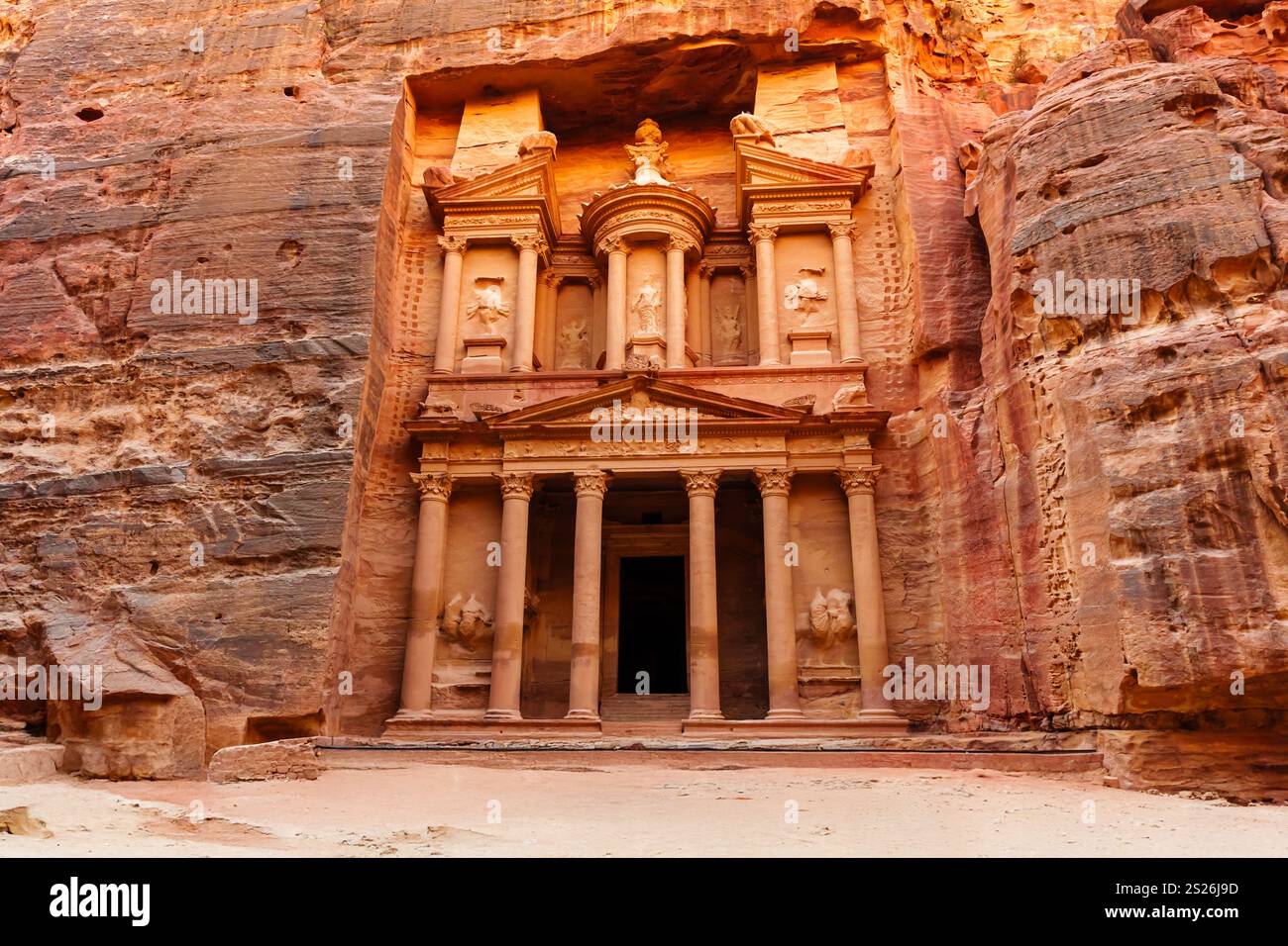 Ancient City of Petra in Jordan Stock Photo - Alamy