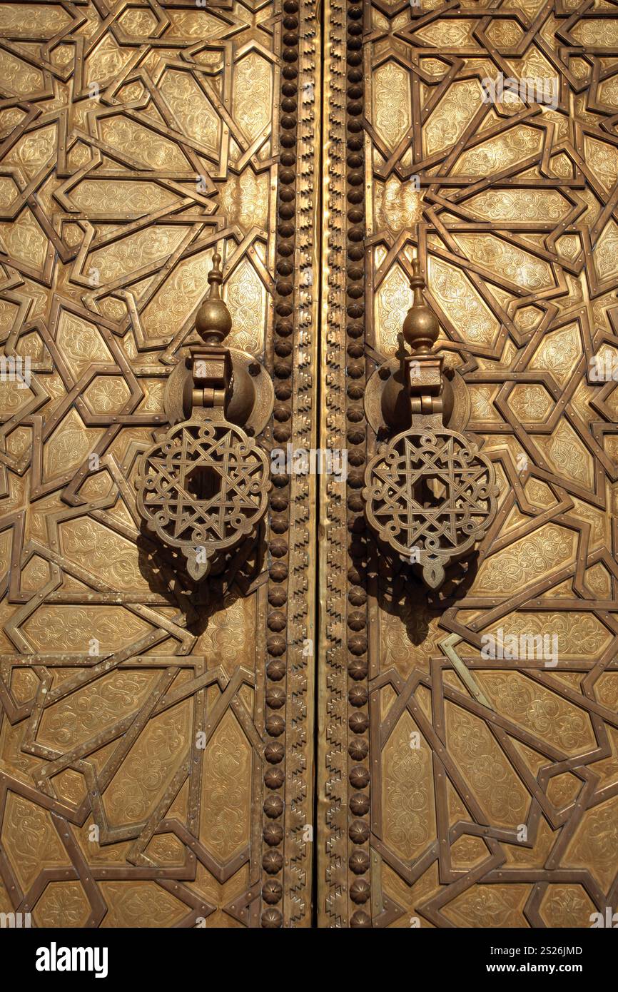 The Kindpalace of Dar el Makhzen in the old City in the historical Town ...