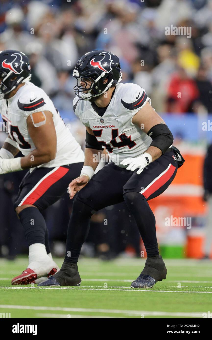 Houston Texans guard Jarrett Patterson (54) blocks during the first ...