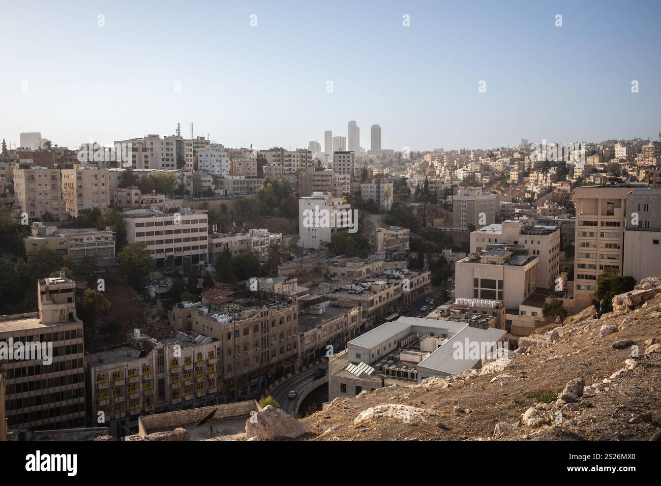 Amman, Jordan - October 22, 2023: Urban Scenery of Jordanian Capital ...