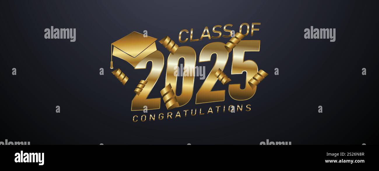 Senior Class Of 2025 Invitation Card Template. Congratulations on ...