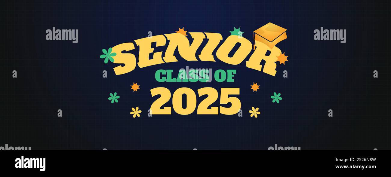 Senior Class Of 2025 Invitation Card Template. Congratulations on ...