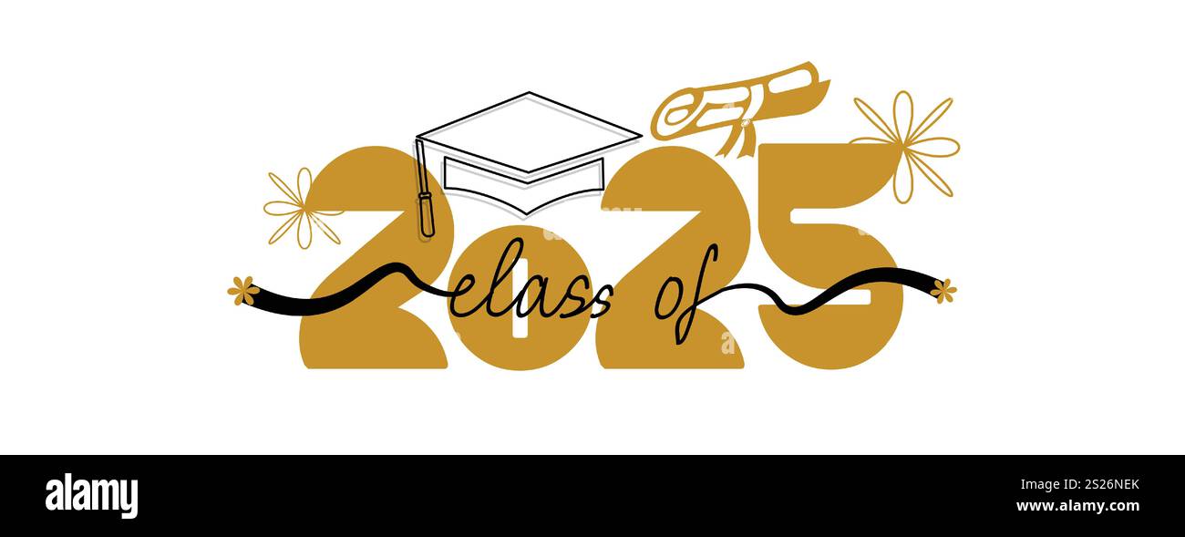 Senior Class Of 2025 Invitation Card Template. Congratulations on ...