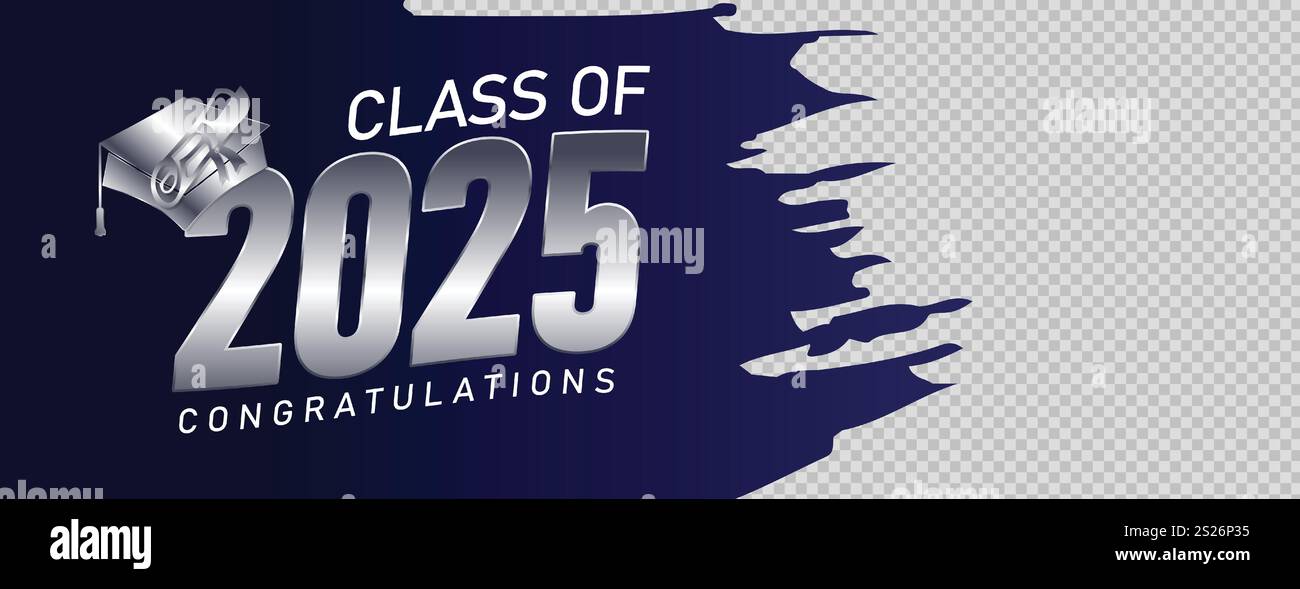 Senior Class Of 2025 Invitation Card Template. Congratulations on ...