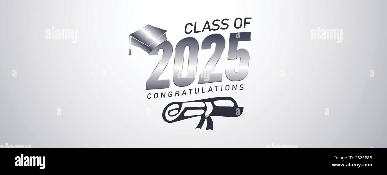 Senior Class Of 2025 Invitation Card Template. Congratulations on ...