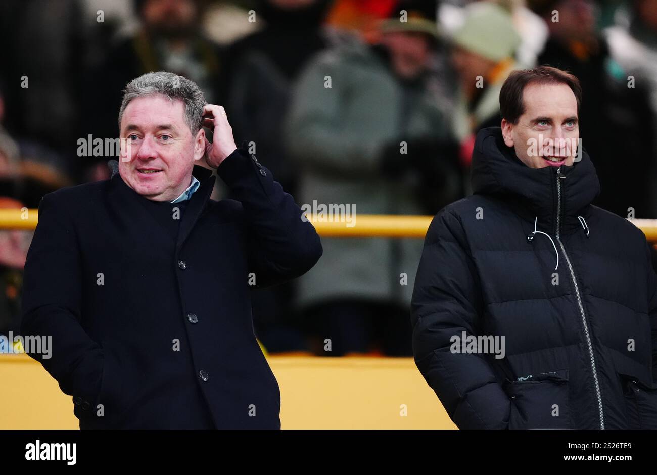 Technical director of FA John McDermott with FA CEO Mark Bullingham ...