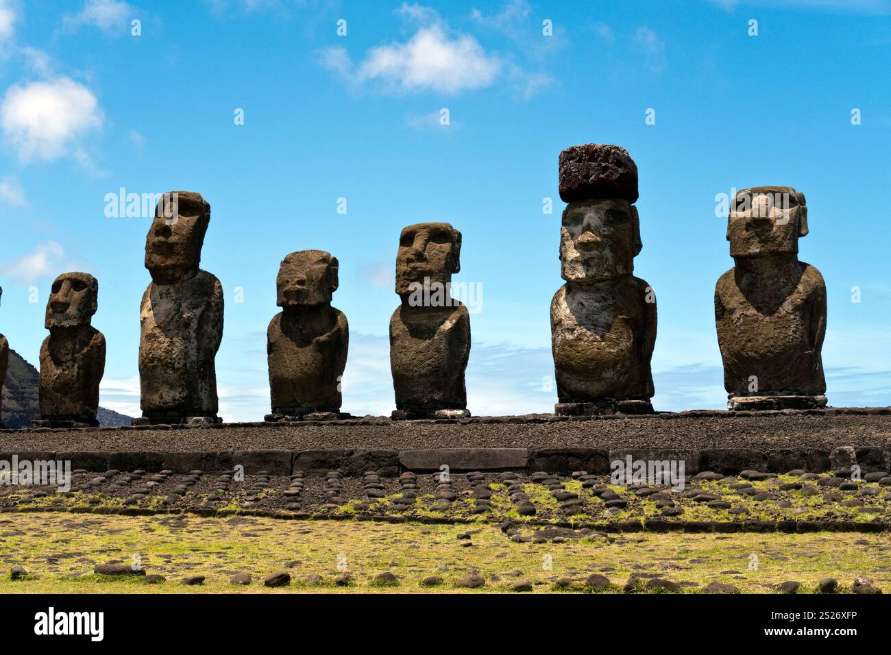 Ahu Tongariki is Easter Island’s largest monument with 15 standing moai ...