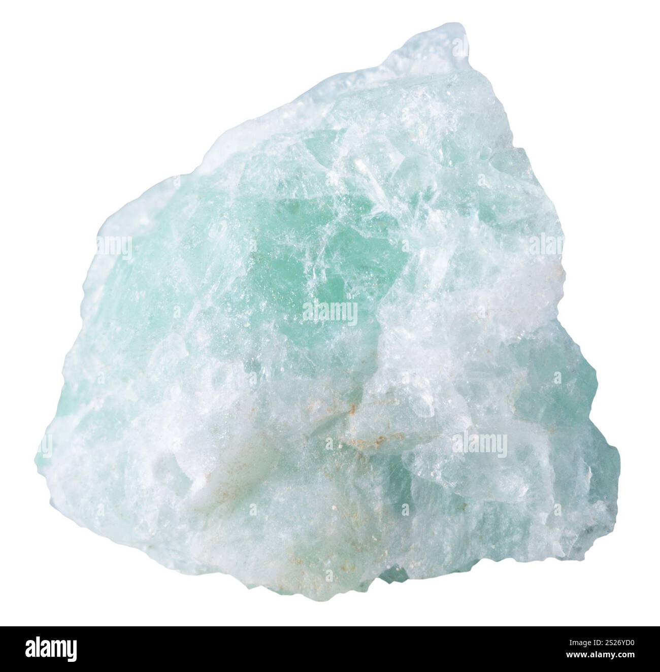 macro shooting of specimen natural rock - piece of fluorite (fluorspar ...