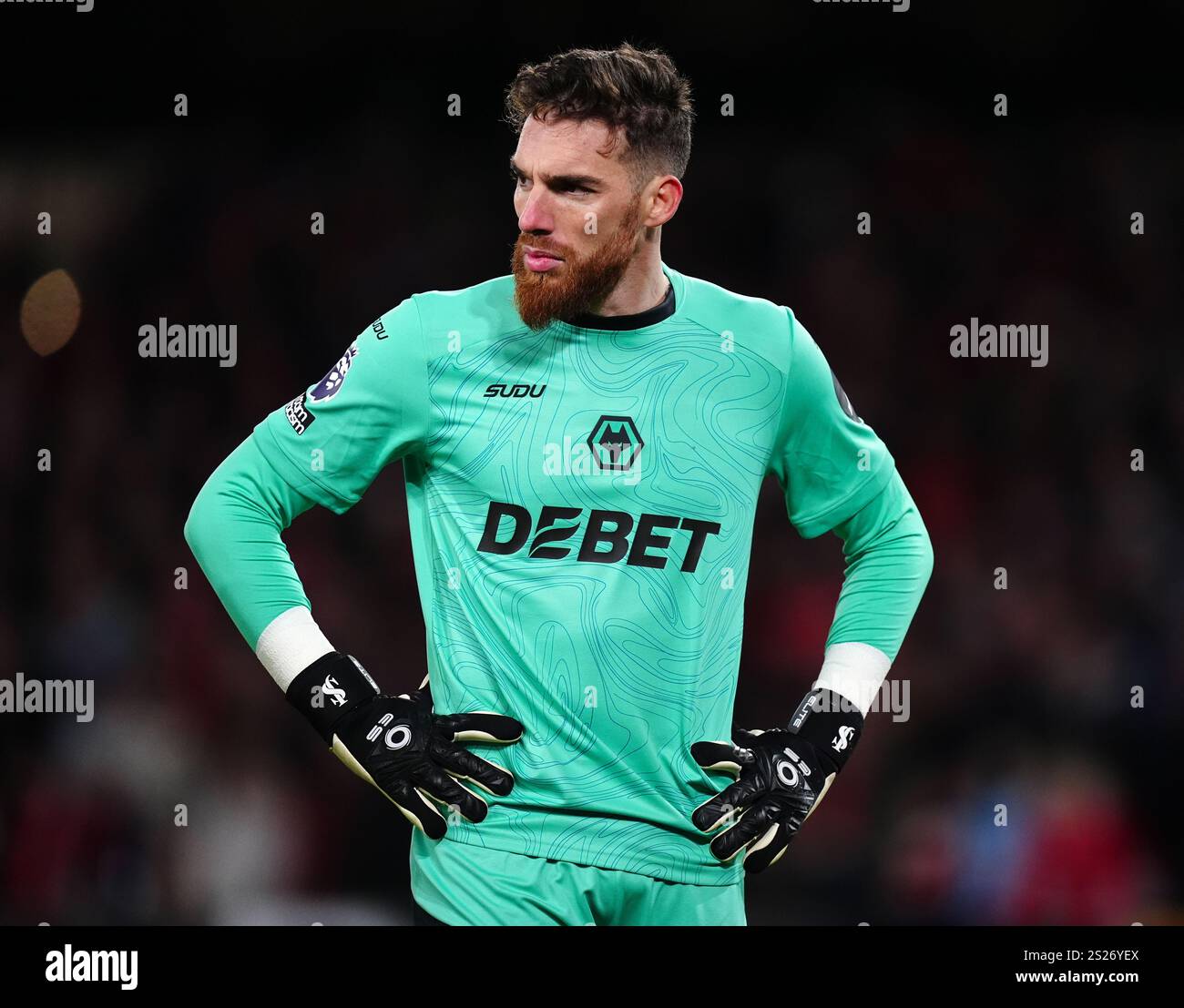 Wolverhampton Wanderers goalkeeper Jose Sa during the Premier League ...