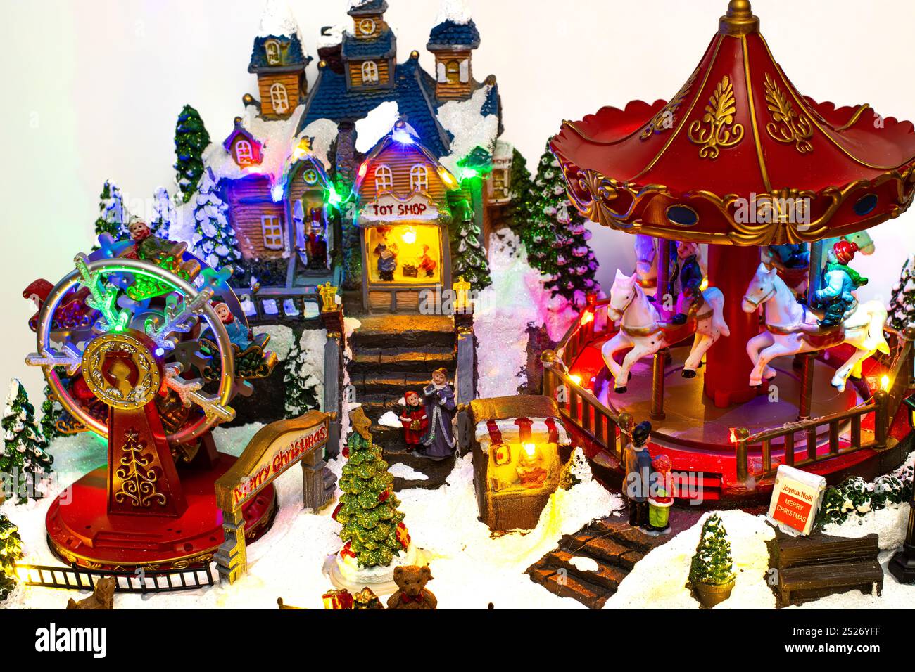 Model village christmas hi-res stock photography and images - Alamy