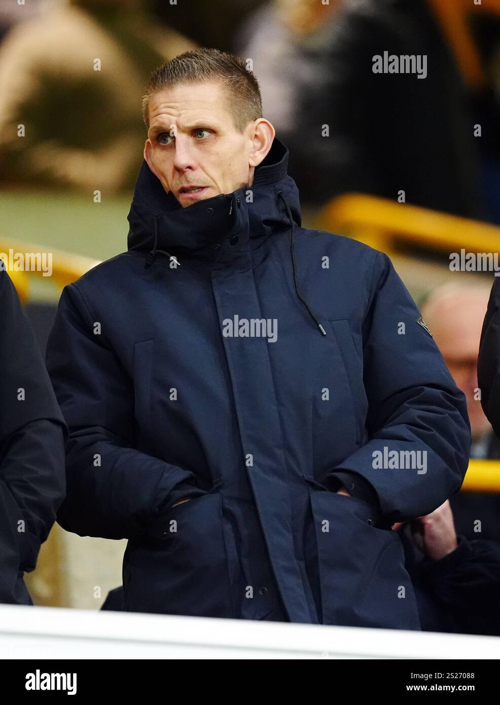England performance coach Nico Mayer during the Premier League match at Molineux Stadium ...