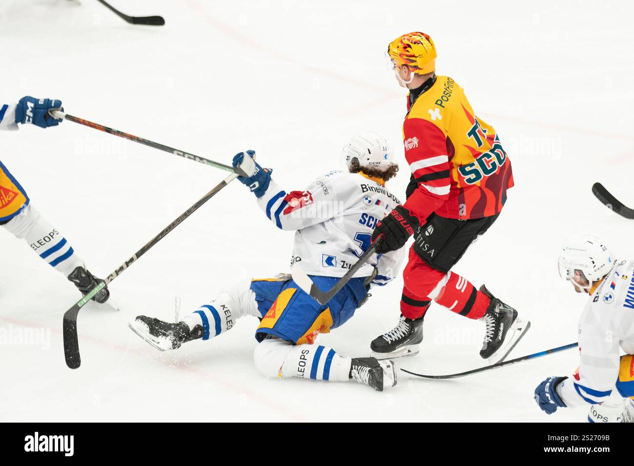 Lausanne, Switzerland. , . Antti Suomela (offense) PostFinance Top ...