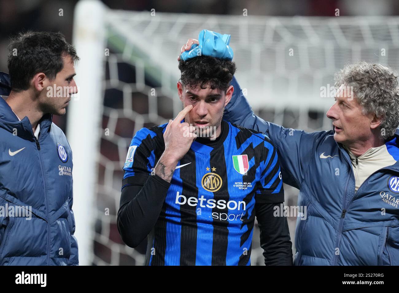 Riyadh, Saudi Arabia. 06th Jan, 2025. Inter Milan's Alessandro Bastoni ...
