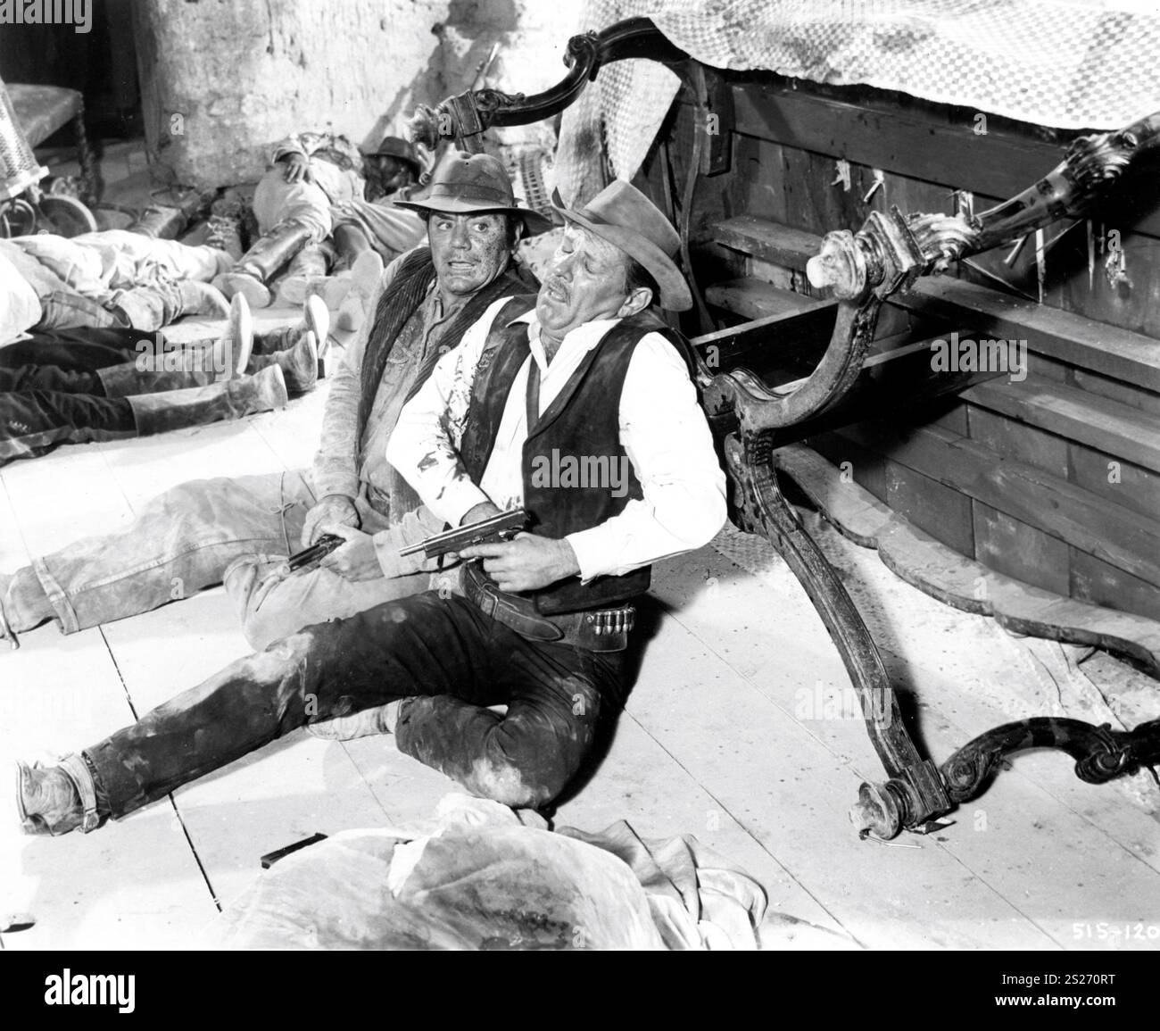 ERNEST BORGNINE and WILLIAM HOLDEN in THE WILD BUNCH 1969 director SAM ...