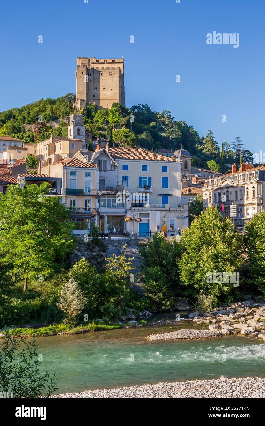 Crest, in the Drôme department, southeastern France, and the Drôme ...