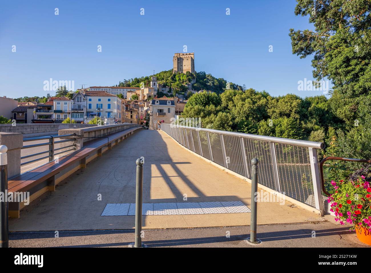 Crest, in the Drôme department, southeastern France, and the Drôme ...