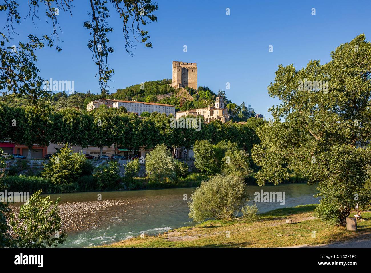 Crest, in the Drôme department, southeastern France, and the Drôme ...