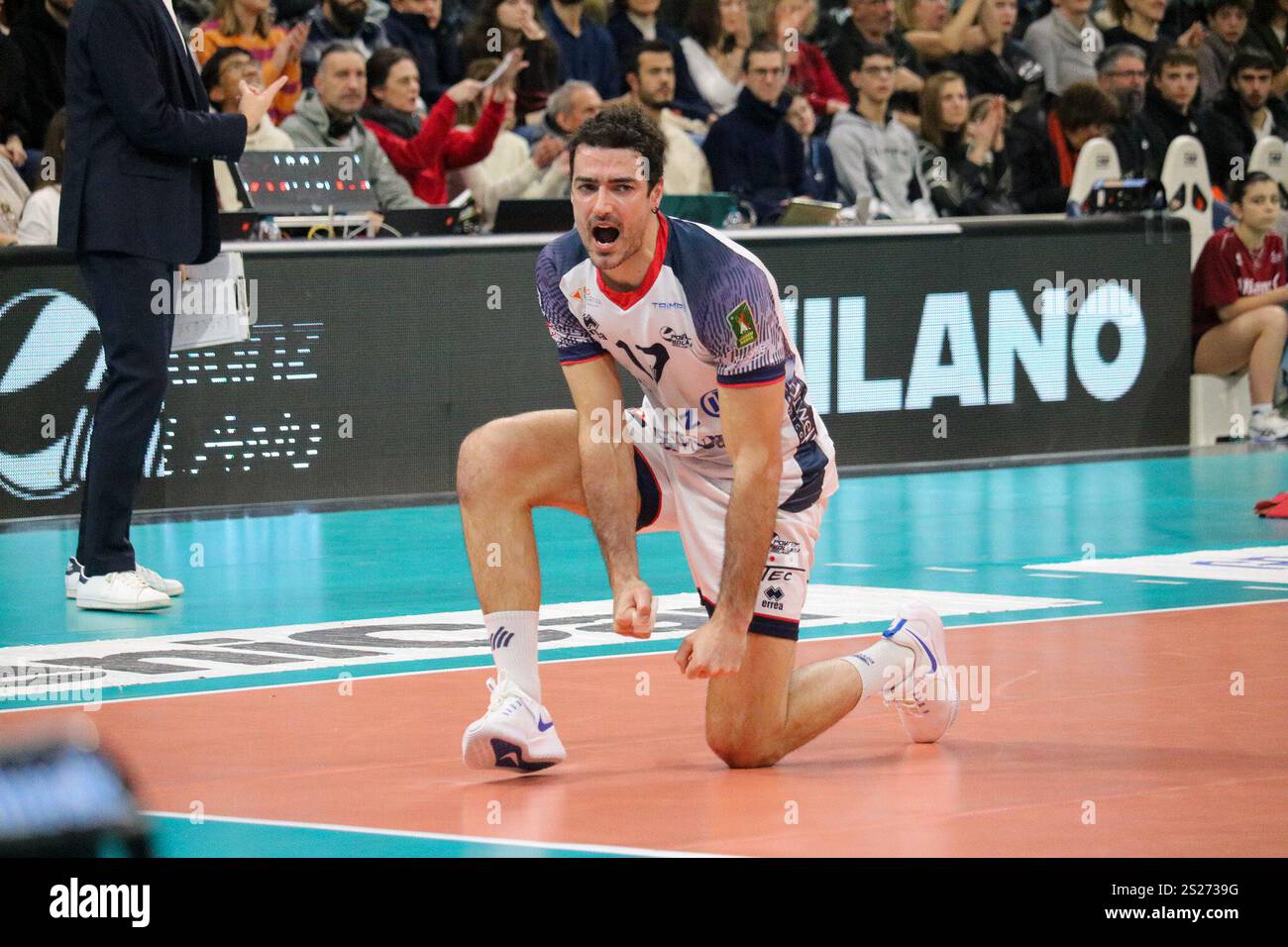 Milan, Italy. 06th Jan, 2025. YACINE LOUATI (POWERVOLLEY MILANO) during ...