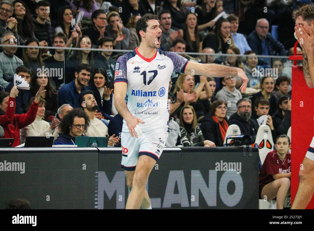 YACINE LOUATI (POWERVOLLEY MILANO) during Allianz Milano vs Vero Volley ...