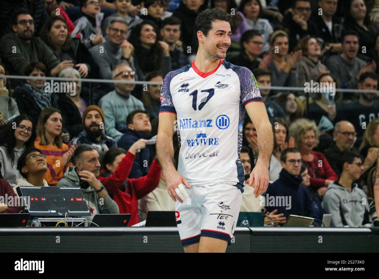 Milan, Italy. 06th Jan, 2025. YACINE LOUATI (POWERVOLLEY MILANO) during ...