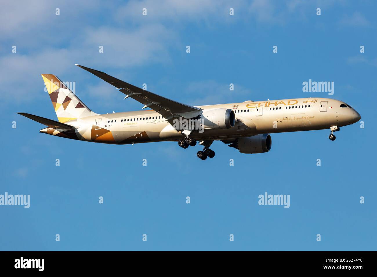 Vienna, Austria - June 23, 2024: Etihad Airways Boeing 787-10 ...
