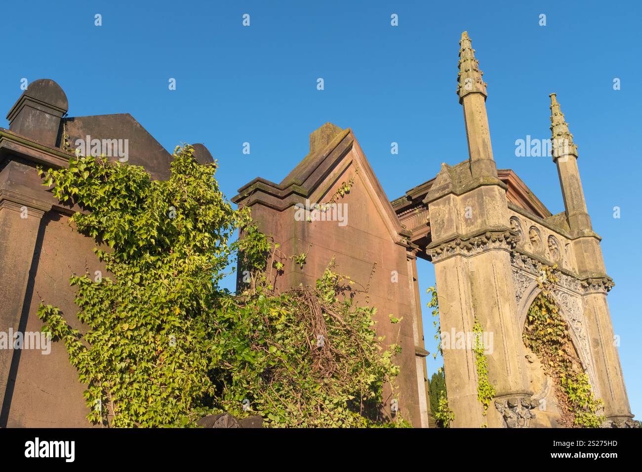 Some of the elaborate sandstone memorials in St. Michael's and South ...