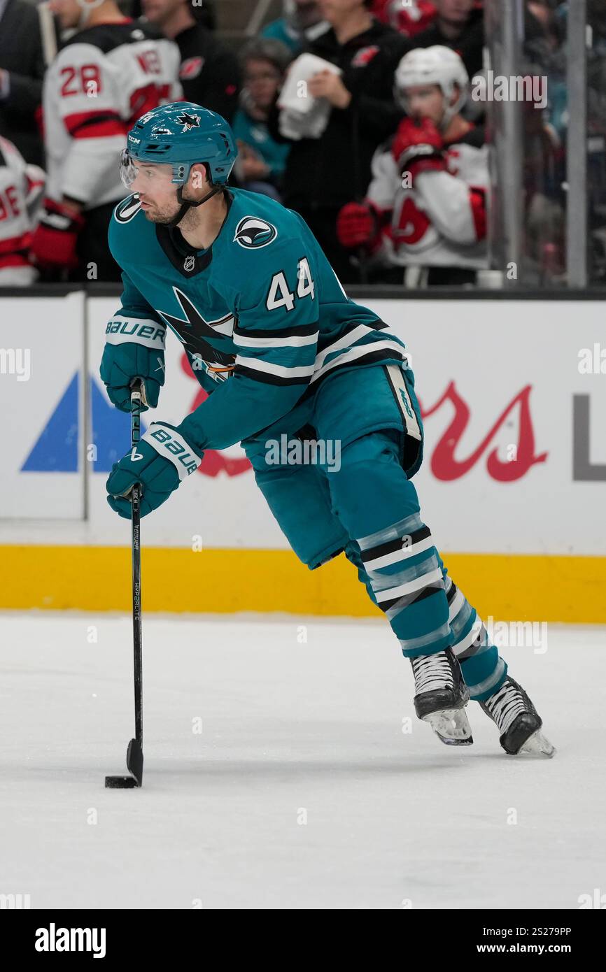 San Jose Sharks defenseman Marc-Edouard Vlasic (44) during an NHL ...