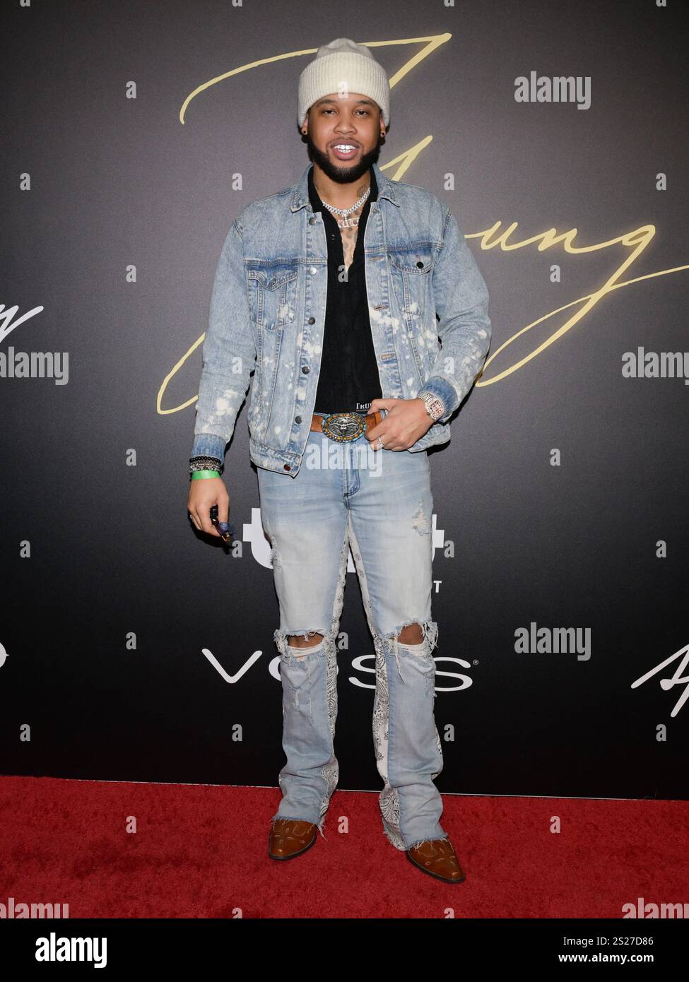 January 6, 2025, Hollywood, California, USA: Skully Brandon attends ...