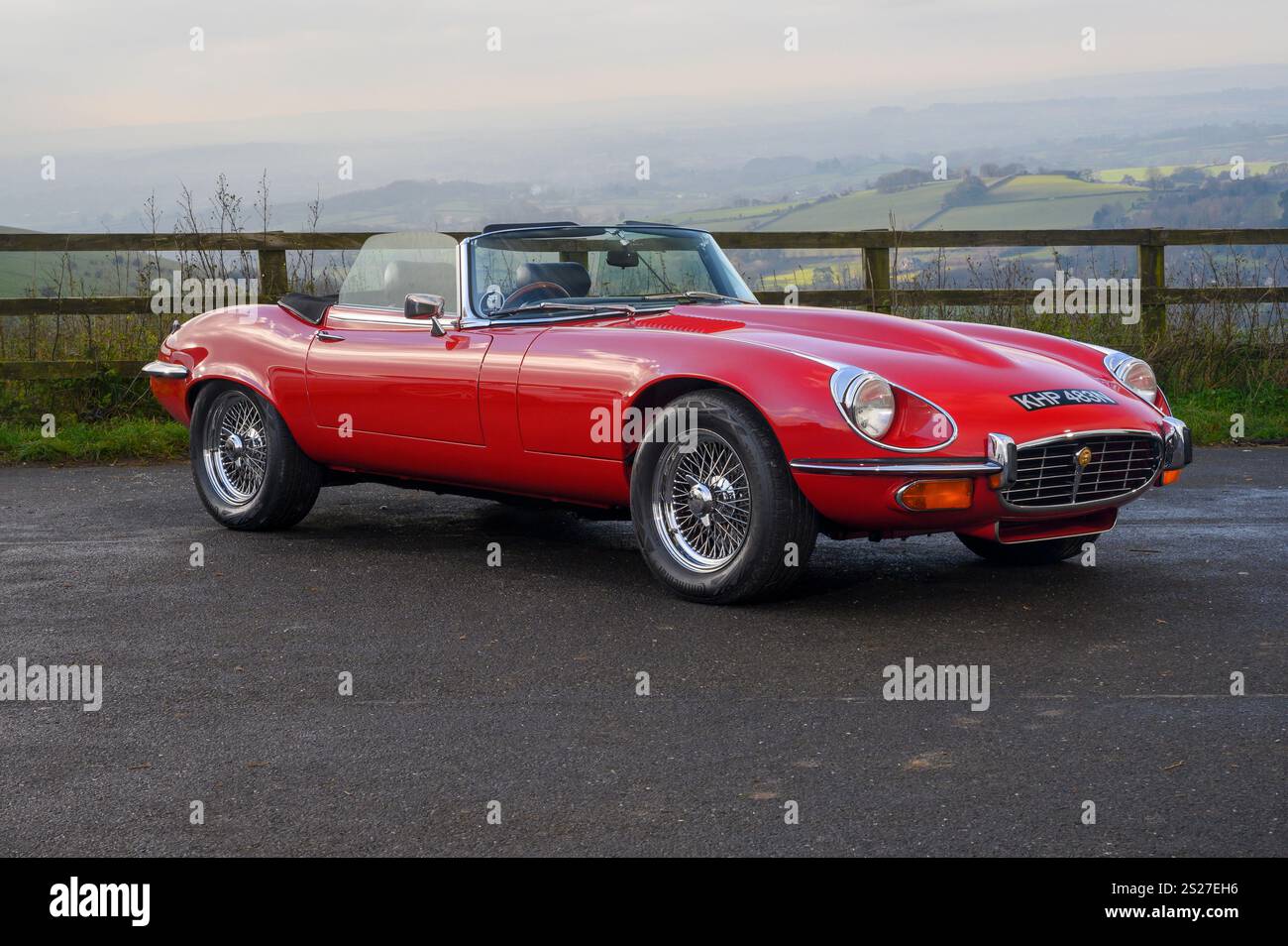 1974 Series 3 V12 Jaguar E Type convertible classic British sports car ...