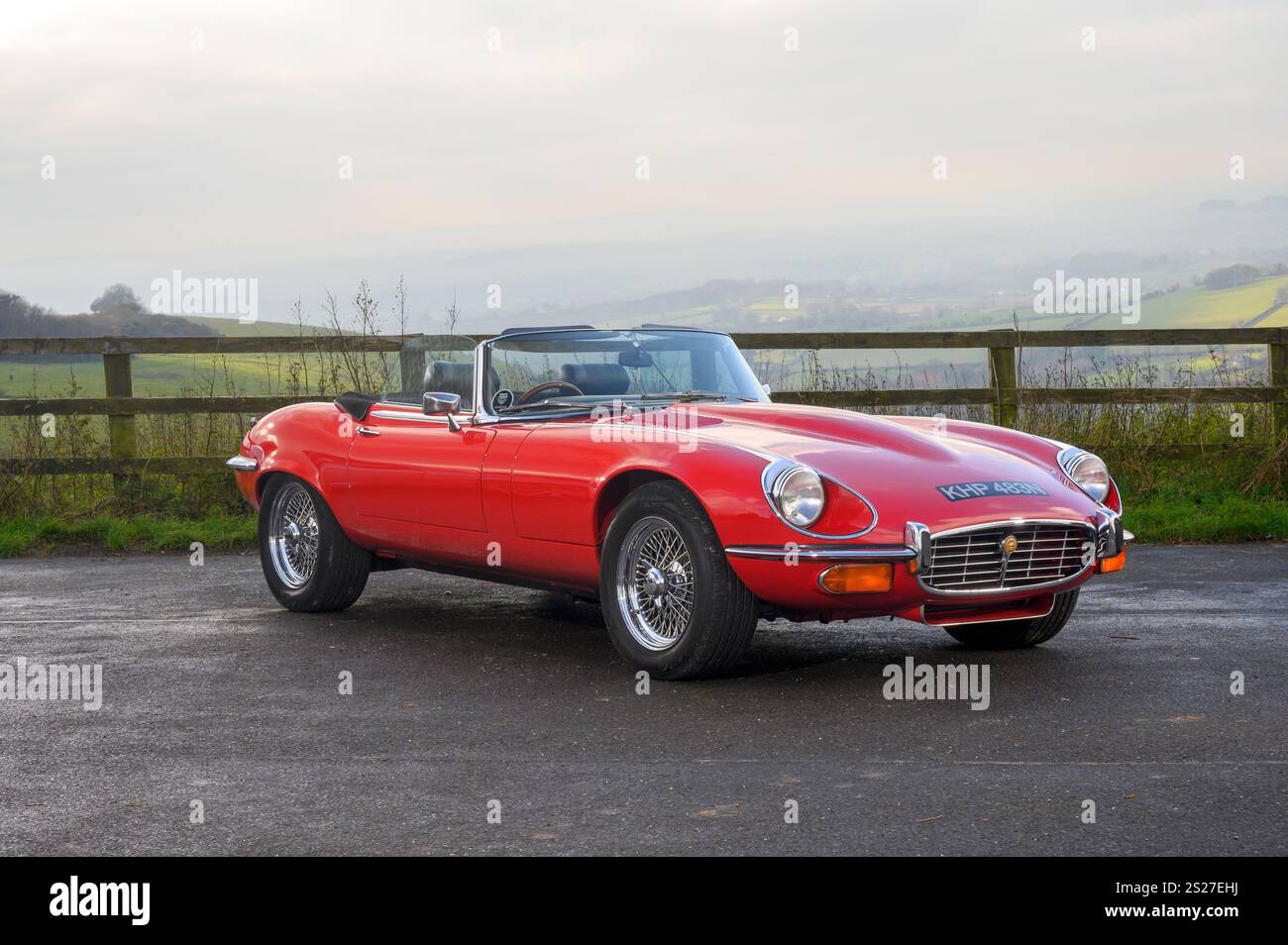 1974 Series 3 V12 Jaguar E Type convertible classic British sports car ...