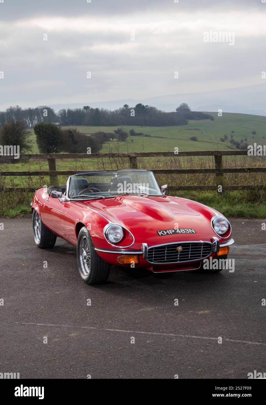 1974 Series 3 V12 Jaguar E Type convertible classic British sports car ...