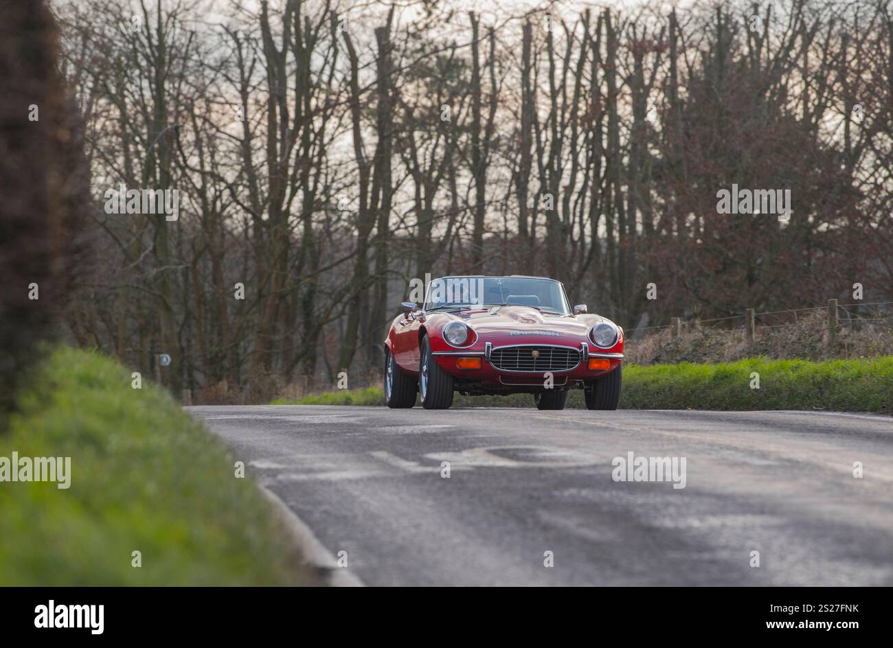 1974 Series 3 V12 Jaguar E Type convertible classic British sports car ...