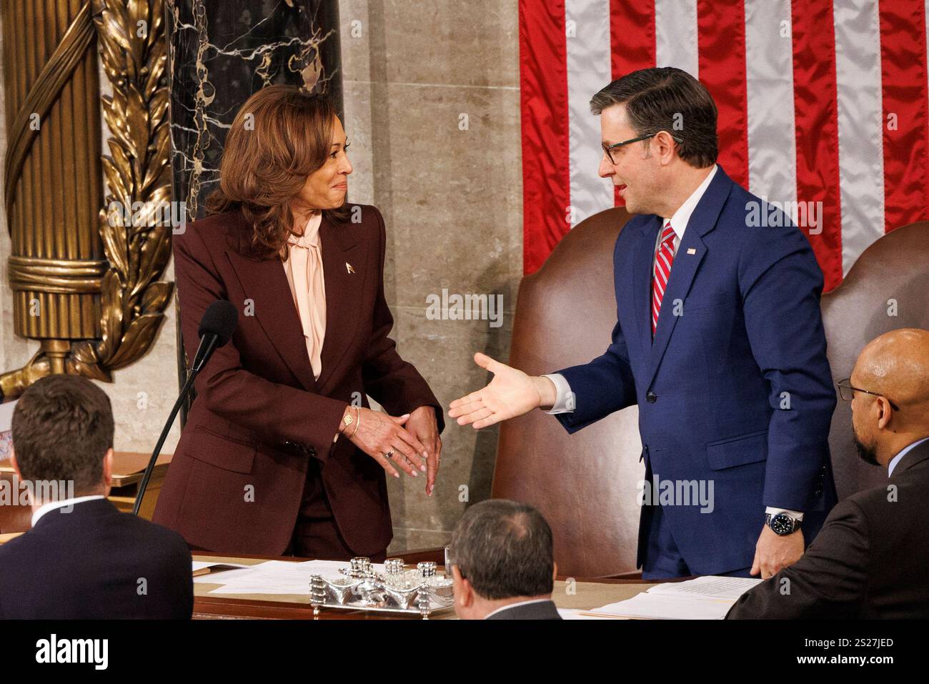 Washington, United States. 06th Jan, 2025. Vice President Kamala Harris ...