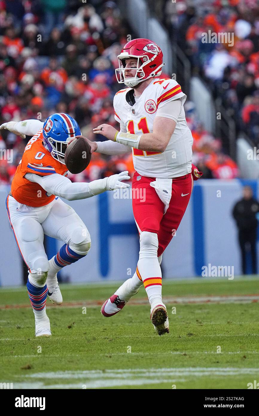 Kansas City Chiefs quarterback Carson Wentz (11) runs the ball against ...