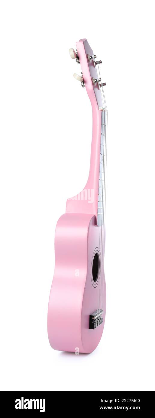 One ukulele isolated on white. String musical instrument Stock Photo ...