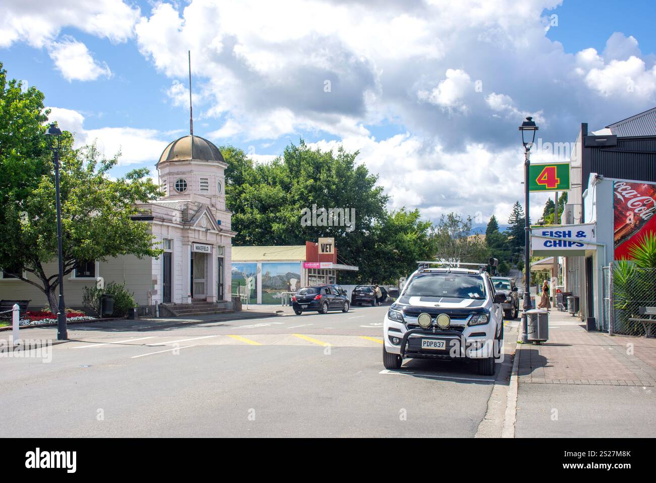 Edward Street, Wakefield, Tasman District, New Zealand Stock Photo - Alamy