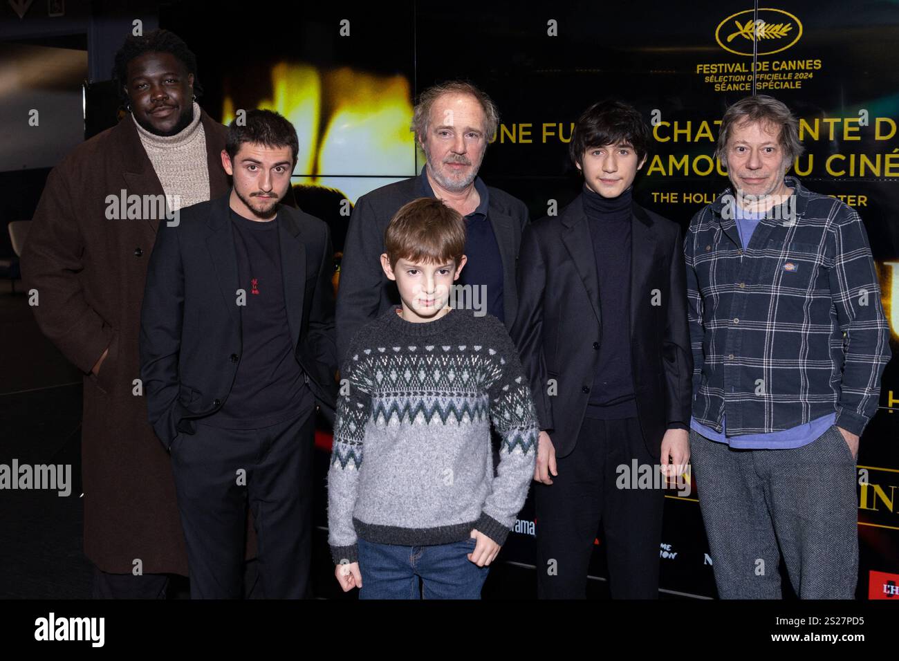 Paris, France. 06th Jan, 2025. Salif Cisse, Sam Chemoul, Louis Birman ...