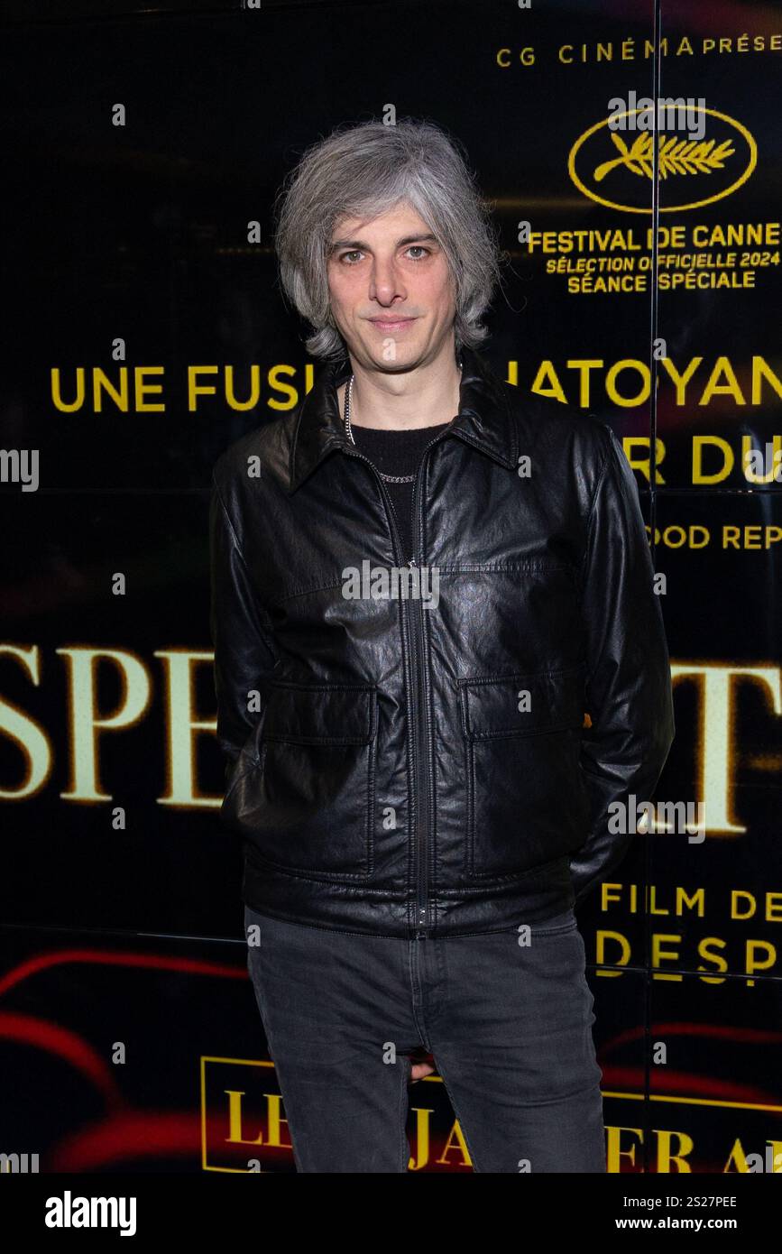 Micha Lescot attends 'Spectateur!' Paris Film Premiere at UGC Les ...