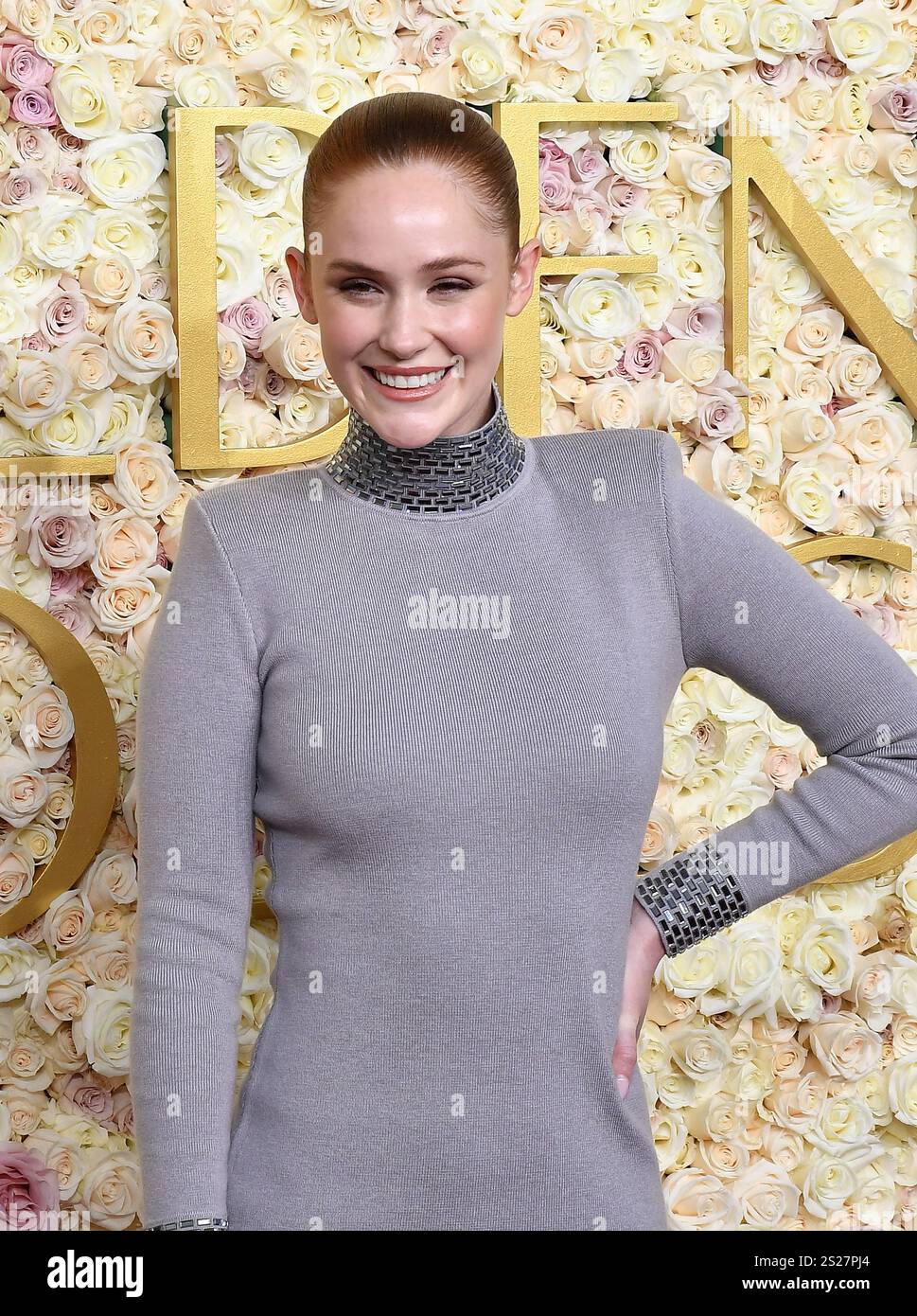 Beverly Hills, USA. 06th Jan, 2024. Lydia Brosnahan attends the 82nd Annual Golden Globe Awards ...