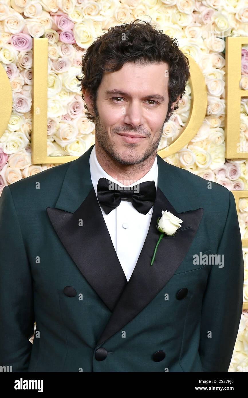 Beverly Hills, USA. 06th Jan, 2024. Adam Brody attends the 82nd Annual ...