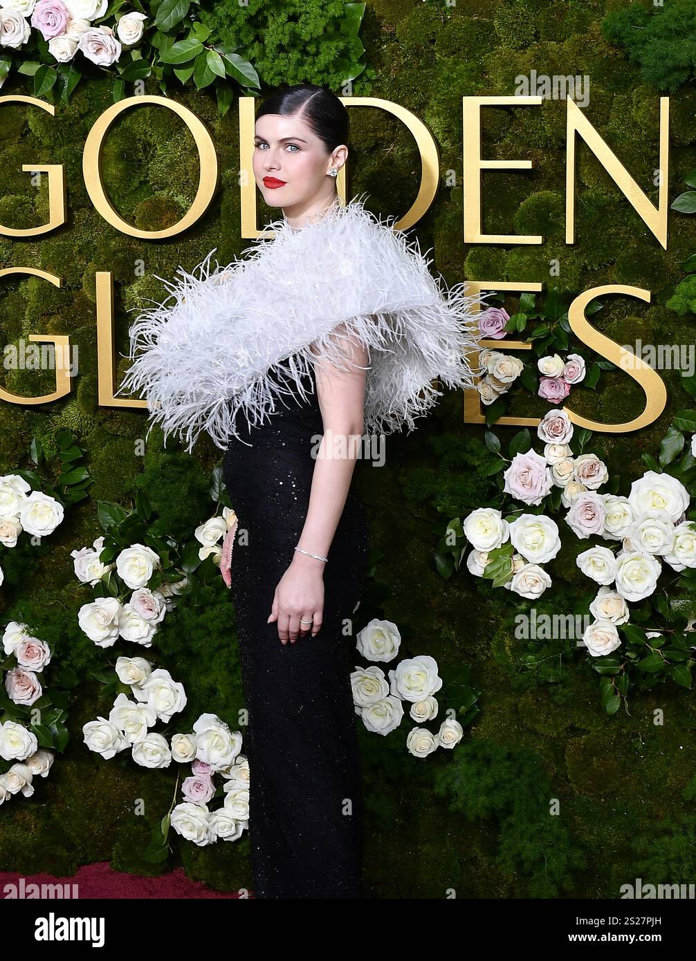 Beverly Hills, USA. 06th Jan, 2024. Alexandra Daddario attends the 82nd ...