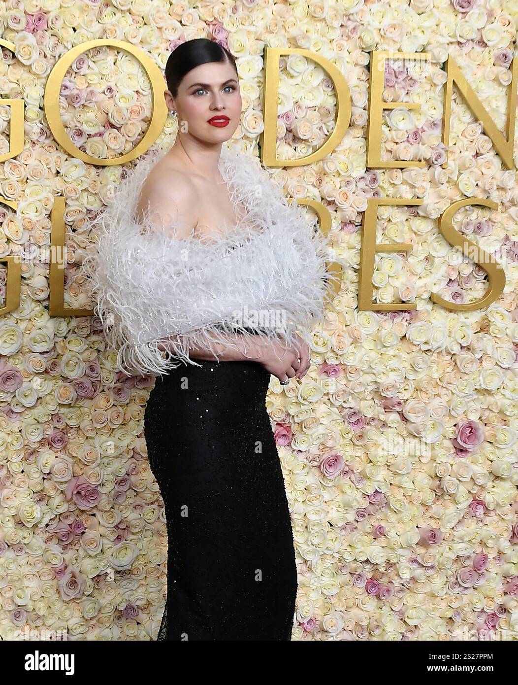 Beverly Hills, USA. 06th Jan, 2024. Alexandra Daddario attends the 82nd ...