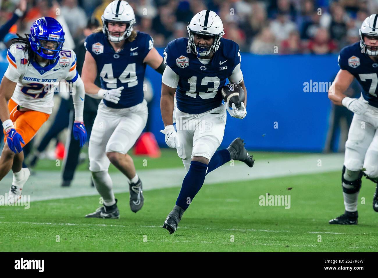 GLENDALE, AZ - DECEMBER 31: Penn State running back Kaytron Allen (13) rushes the ball for ...