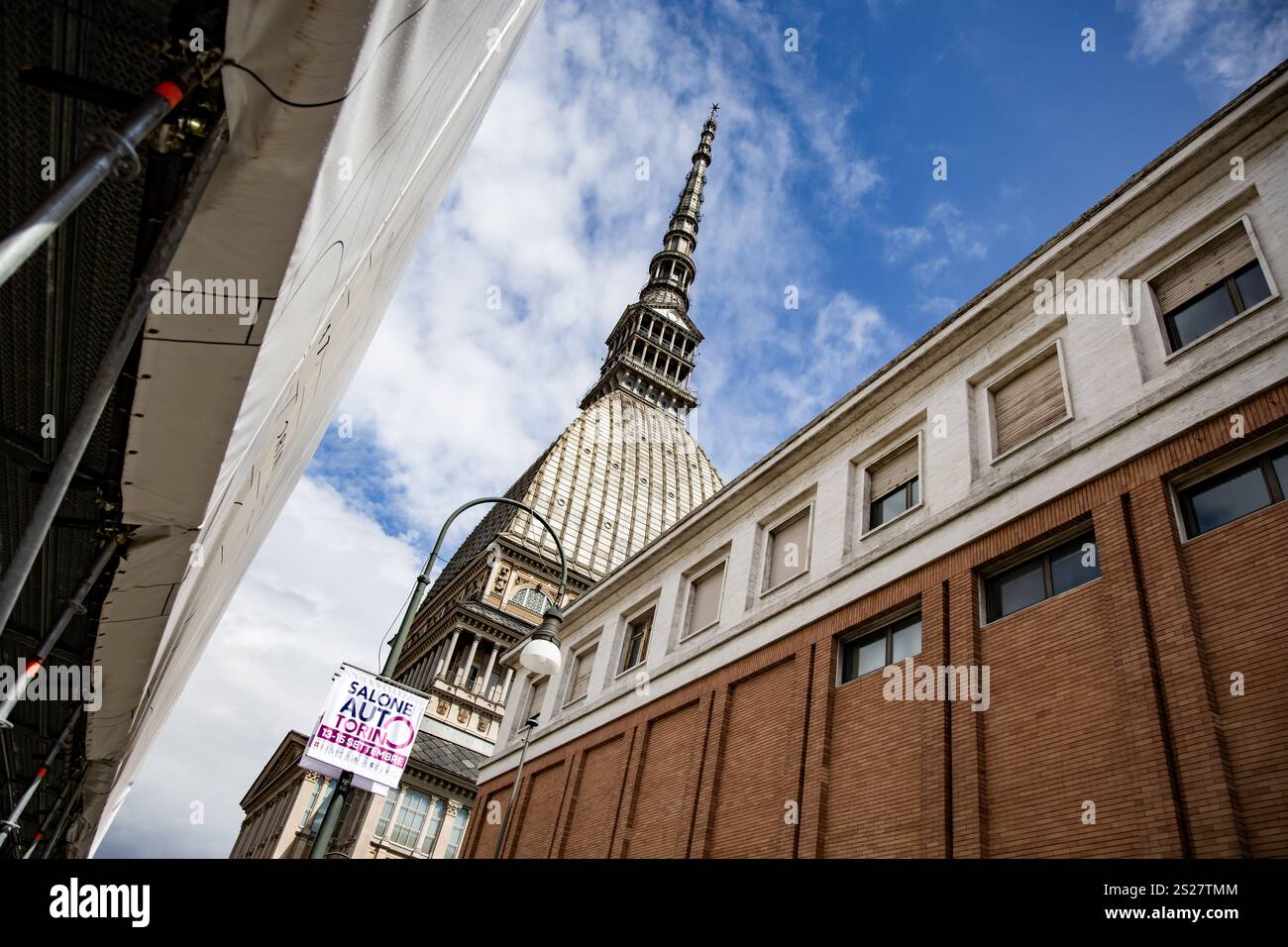 Turin, Italy. 05th Sep, 2024. The Mole Antonelliana is pictured in ...