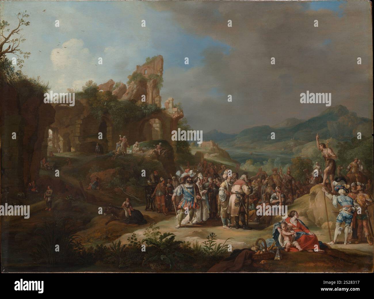 Title: The Preaching of John the Baptist Artist: Bartholomeus ...