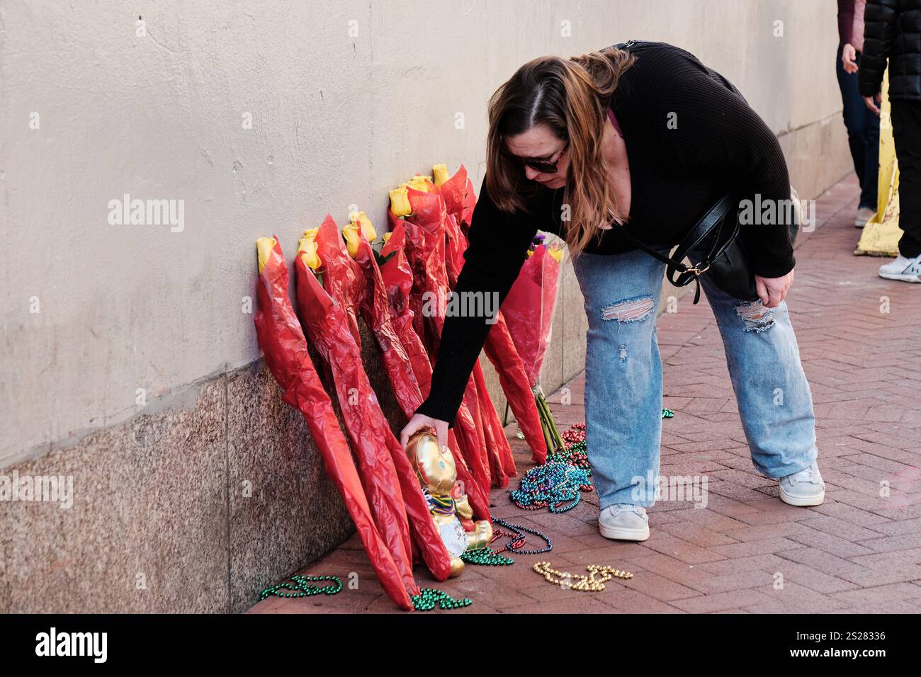 New Orleans, Louisiana, USA. 2nd Jan, 2025. Leslie Weller of New Orlean ...