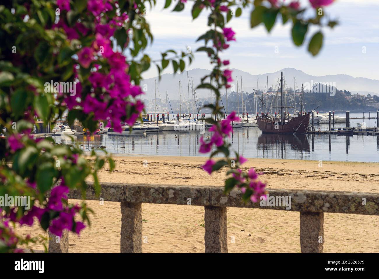 BAIONA, SPAIN - OCTOBER 23, 2021: Museum caravel La Pinta in the ...