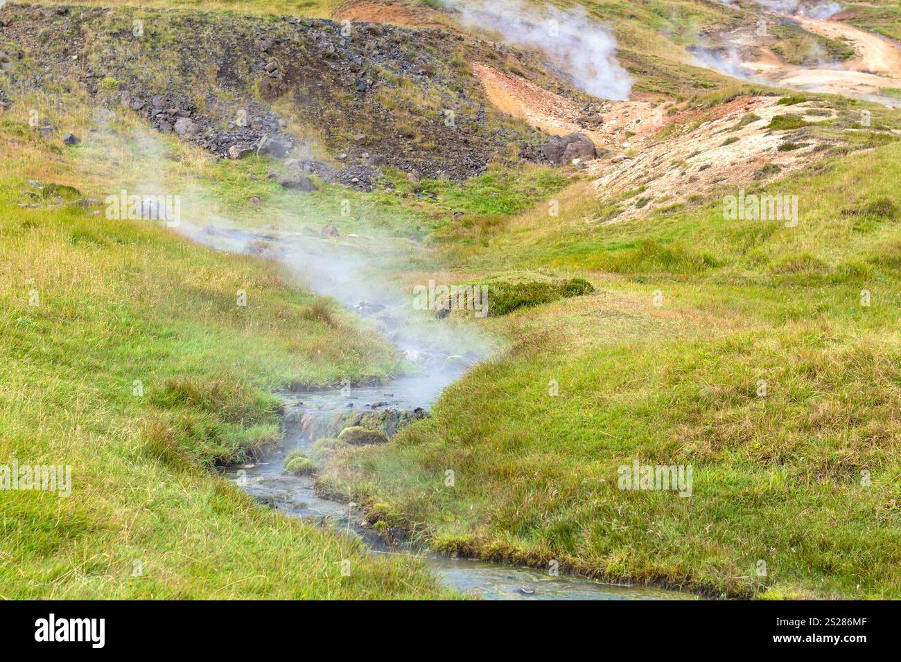 travel to Iceland - hot spring in Hveragerdi Hot Spring River Trail ...